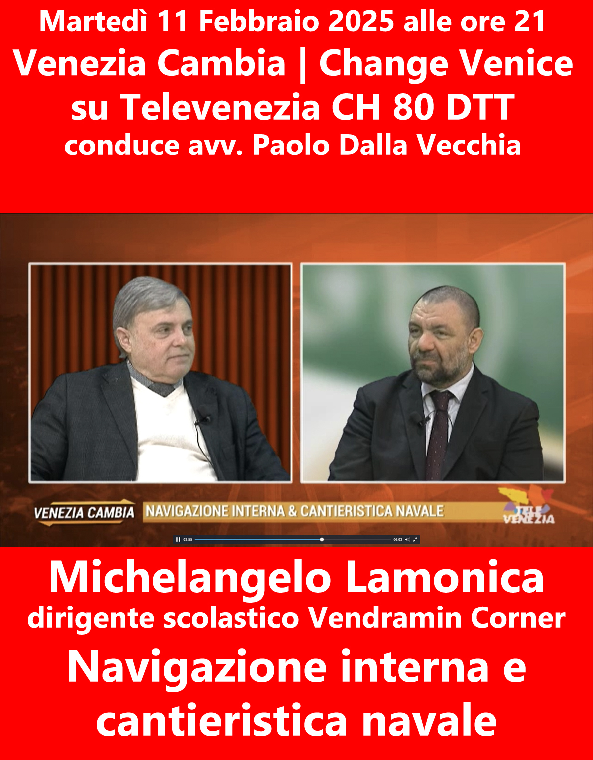 MICHELANGELO LAMONICA A VENEZIA CAMBIA | CHANGE VENICE - idea sostenibile